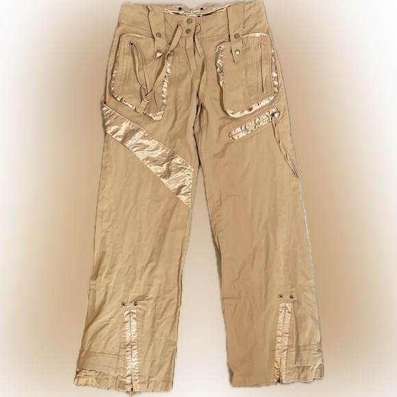 Miss Me | Pants & Jumpsuits | New Y2k Miss Me Low Rise Satin Cargo Wind ...